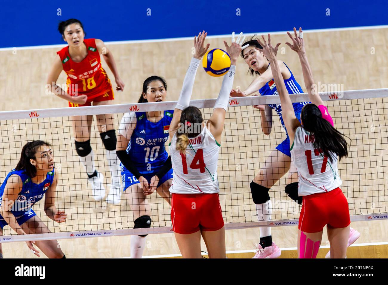 Hong Kong, Hong Kong. 16th June, 2023. LI Yingying (#12) of China seen in action during the ...