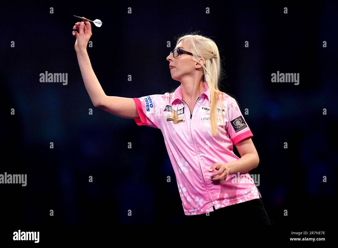 File photo dated 19/12/21 of darts player Fallon Sherrock who has been ...