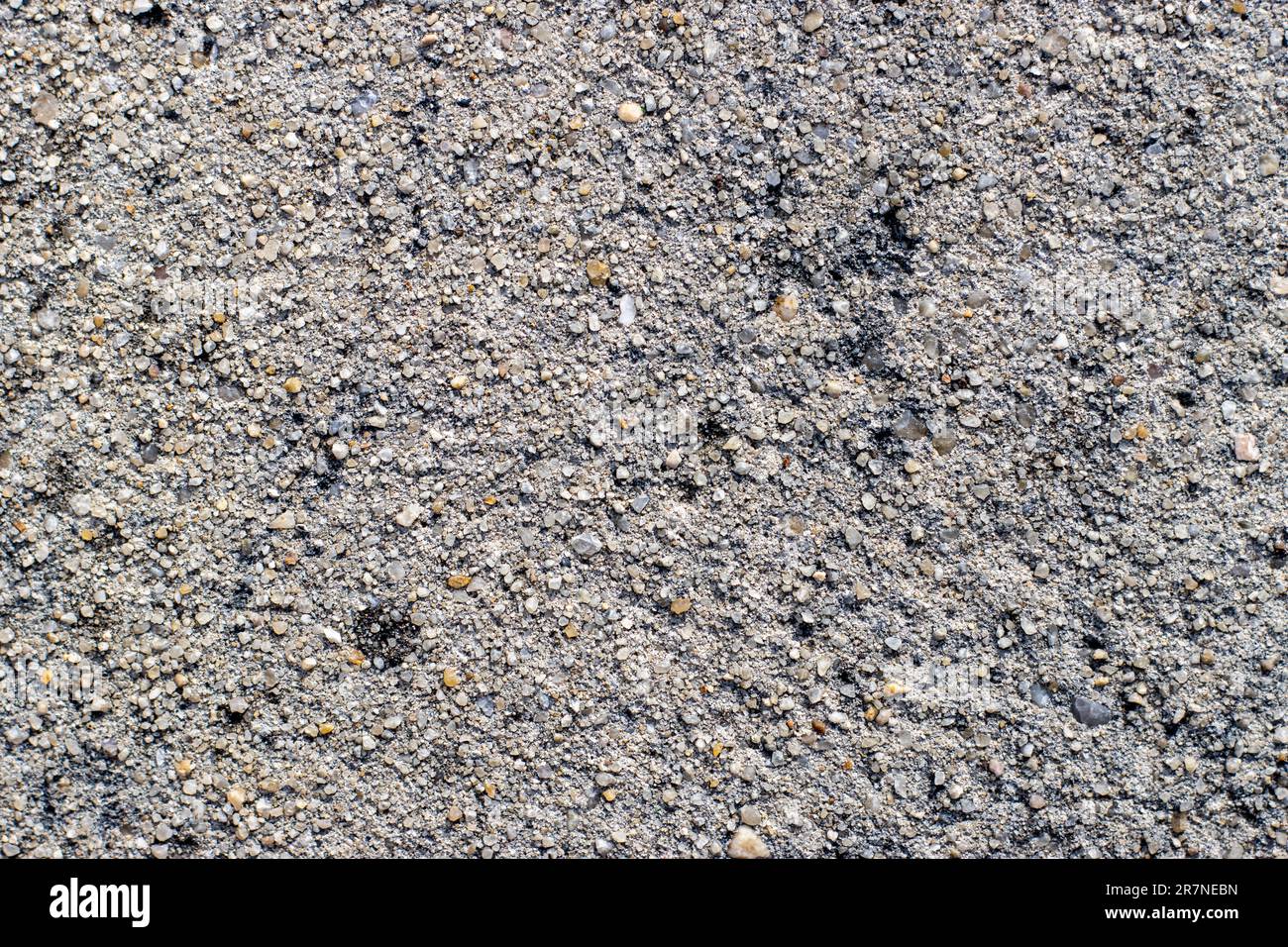 Image of soil with small rocks and gravel arranged to resemble a human ...