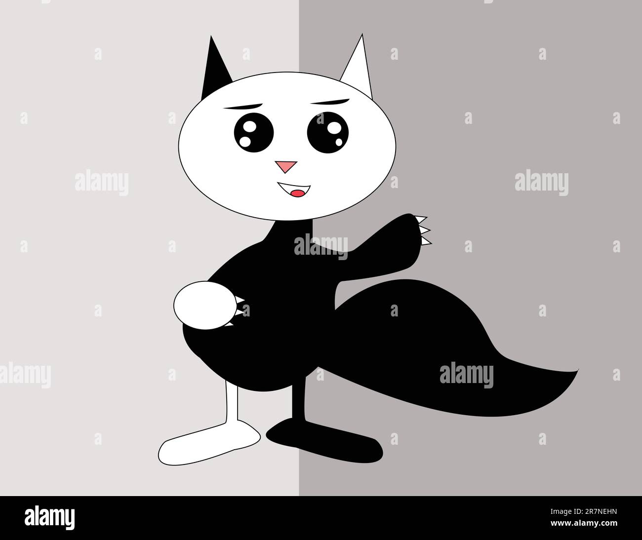 cat vector illustration Stock Vector Image & Art - Alamy