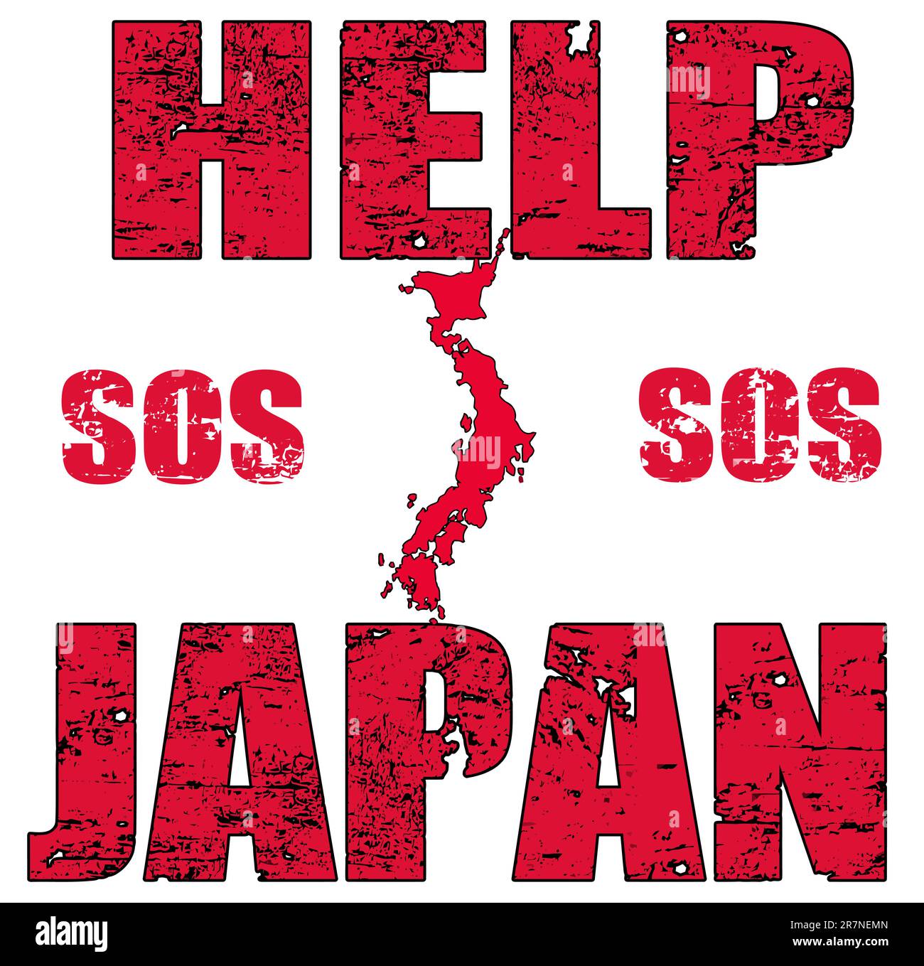 Help Japan background, vector illustration Stock Vector Image & Art - Alamy