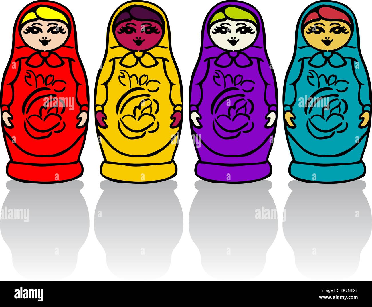 Miniature Human Figurine Stock Vector Images Alamy