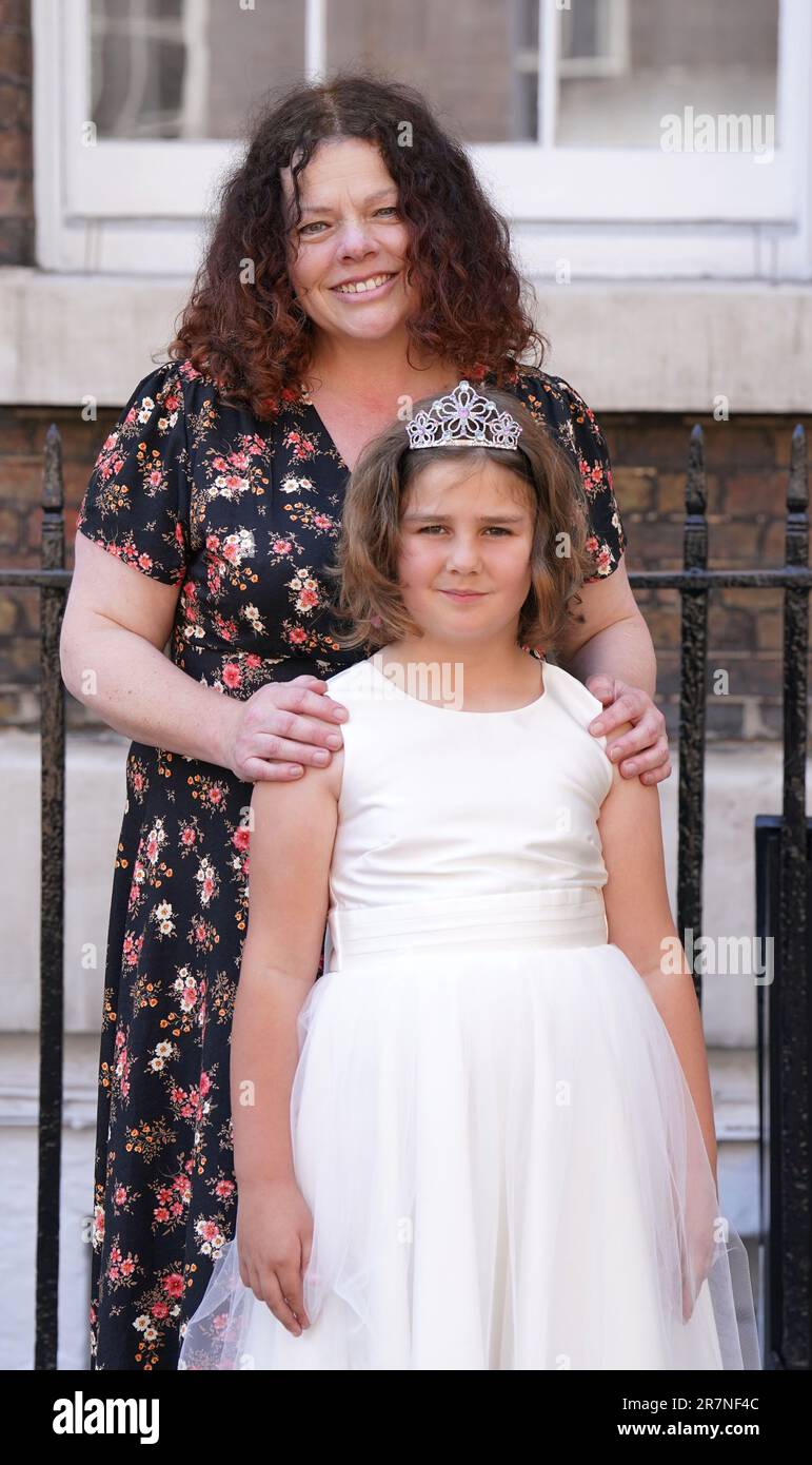 Dr Alice Good, founder of Sunflower Sisters, with her seven-year-old ...