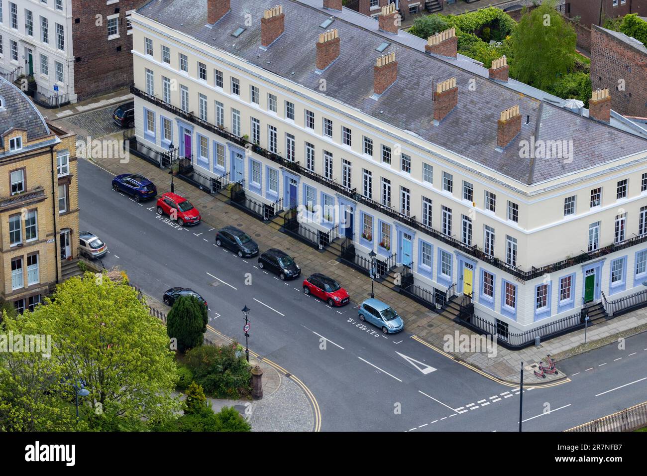 Aerial view of Liverpool’s suburbs Stock Photo - Alamy