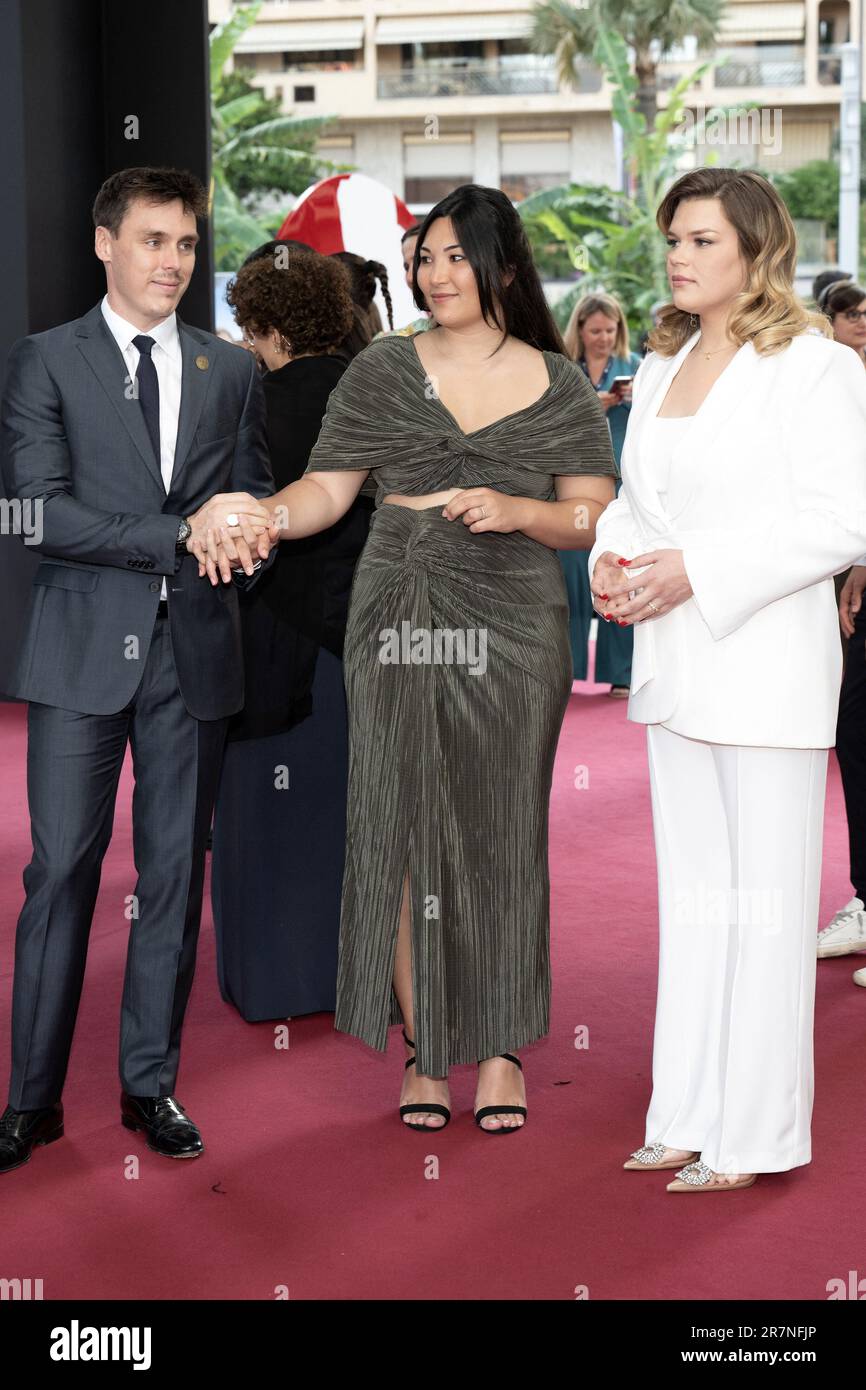 Checy, France. 16th June, 2023. Marie Ducruet, Louis Ducruet and ...