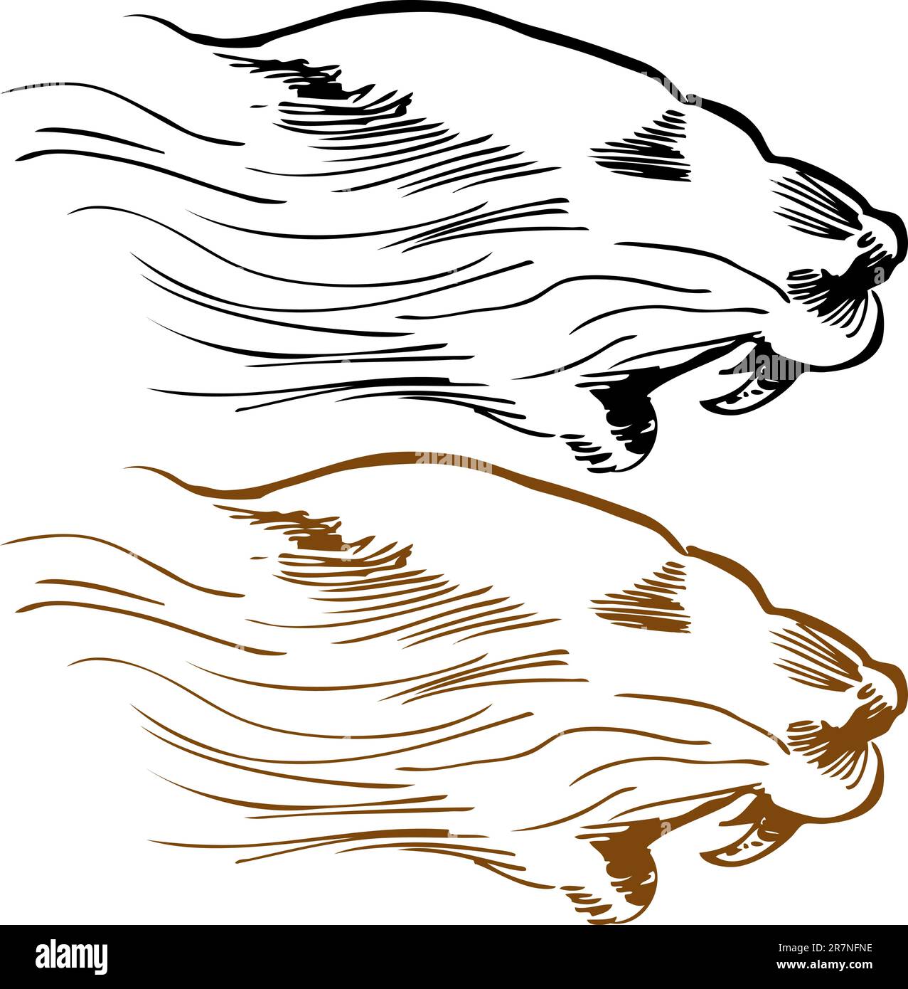 Profile view cat Stock Vector Images - Alamy