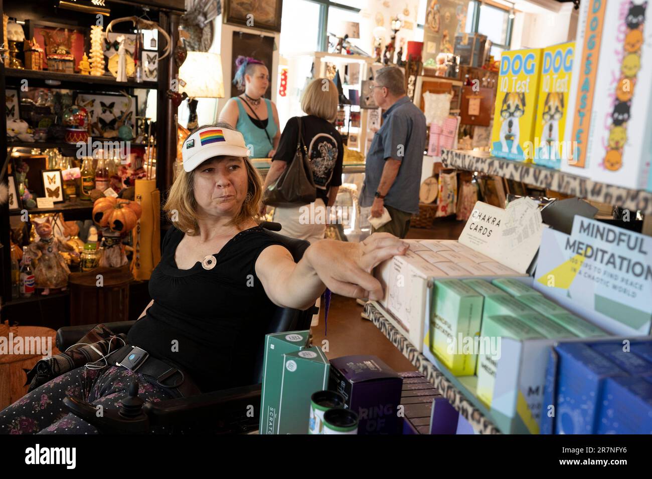 Asheville, North Carolina, USA. 9th June, 2023. Amanda LeVesque, 40 ...
