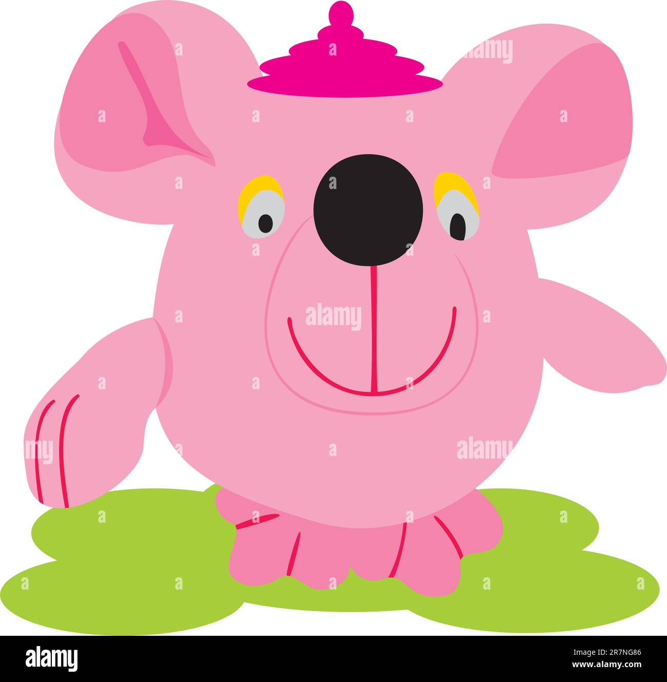 Vector image soft toy Stock Vector Images - Alamy
