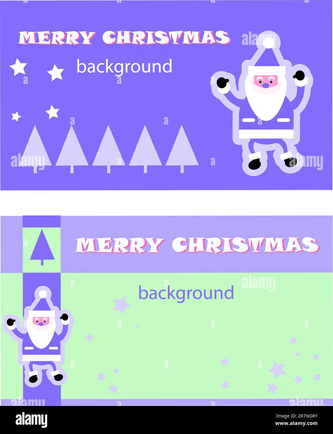 Miniature santa Stock Vector Images - Alamy