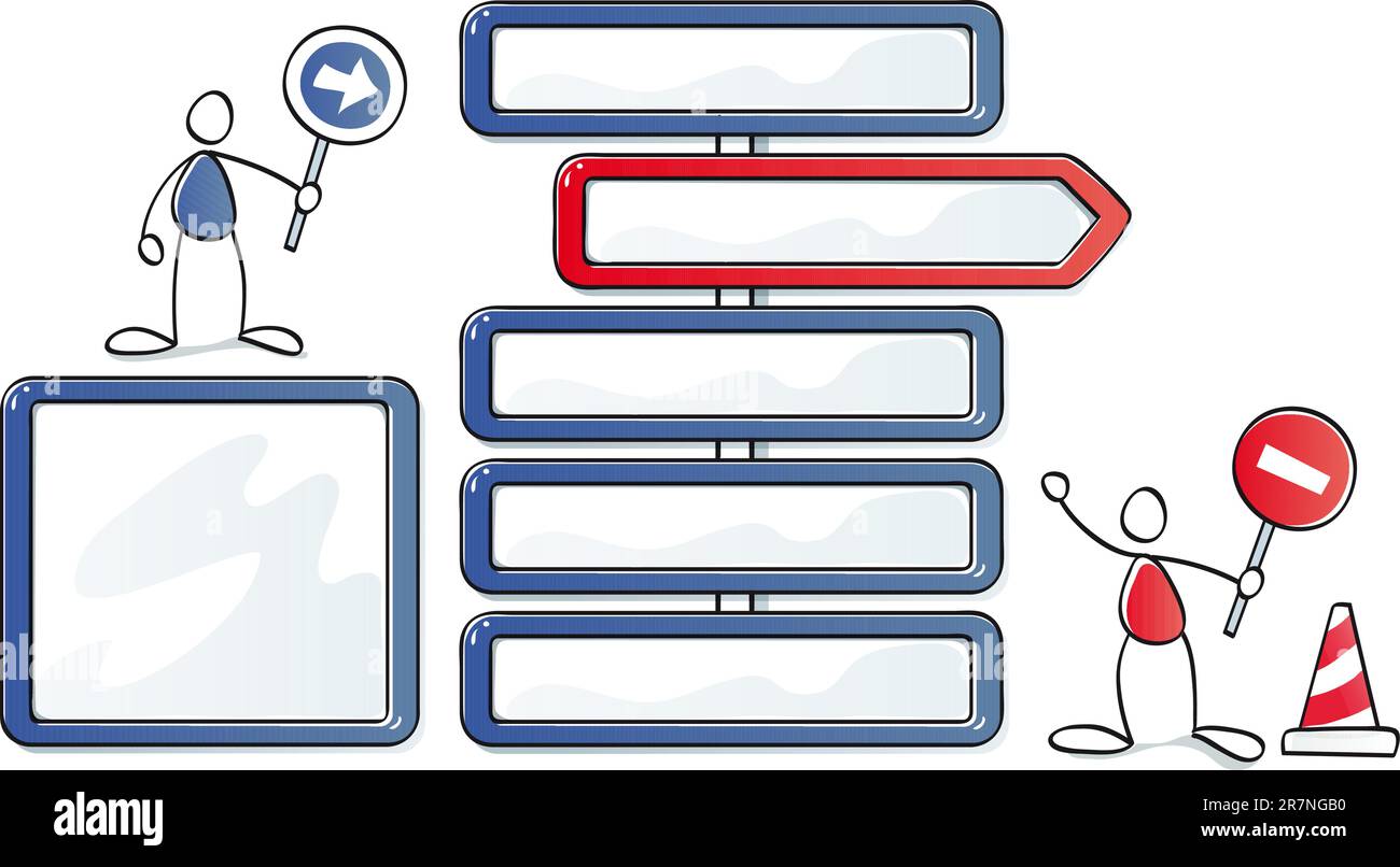 road signs for website buttons Stock Vector Image & Art - Alamy