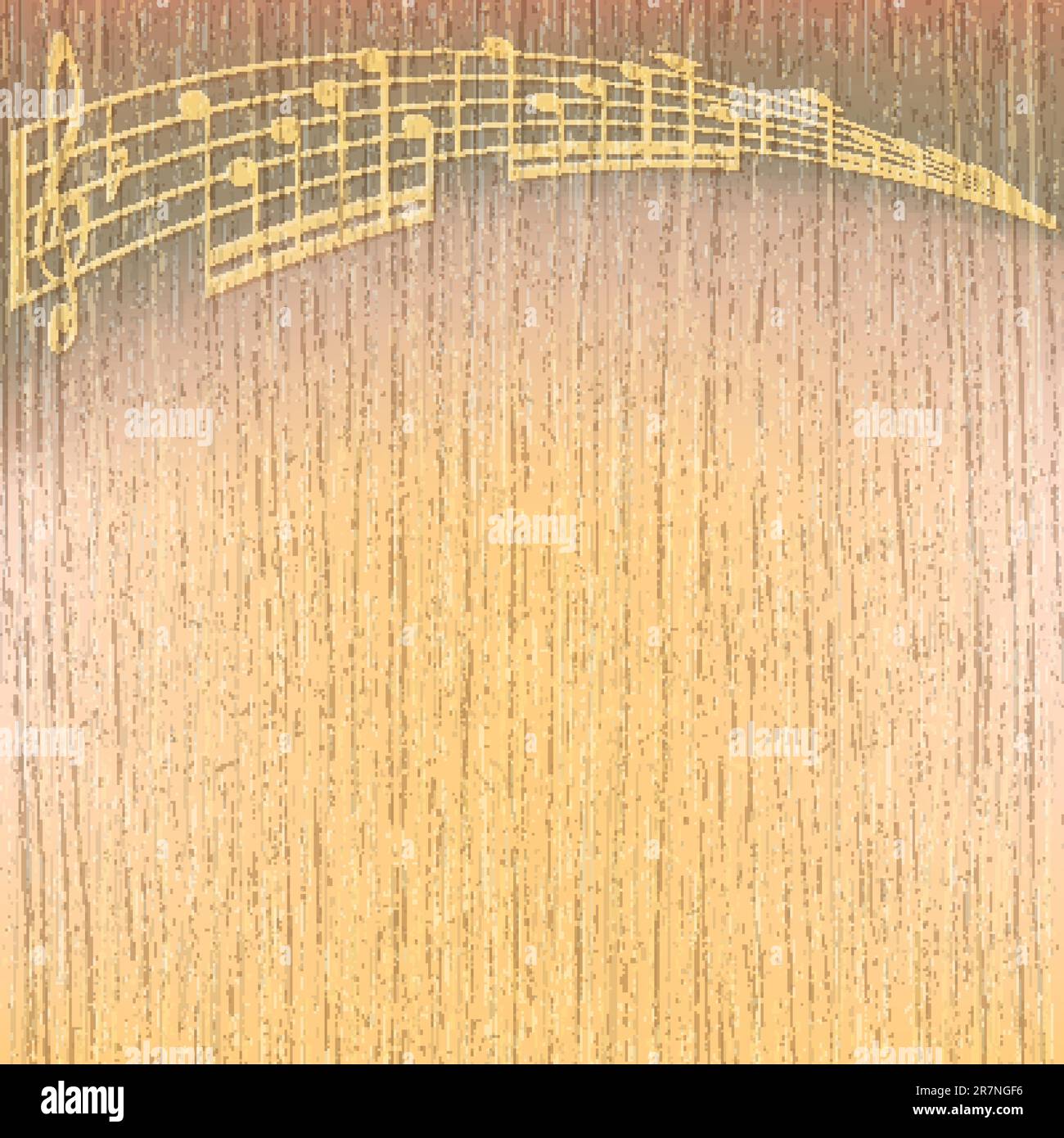 abstract cracked yellow background with musical notes Stock Vector ...