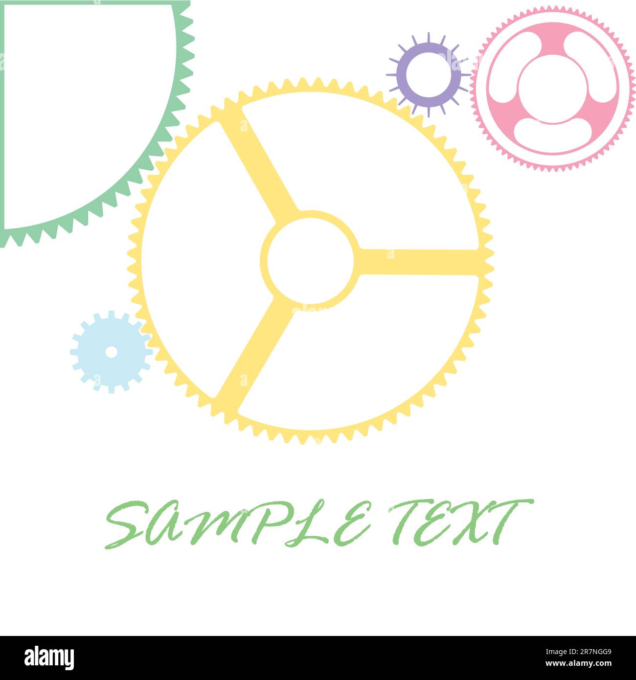 mechanic wheels, vector art illustration Stock Vector Image & Art - Alamy