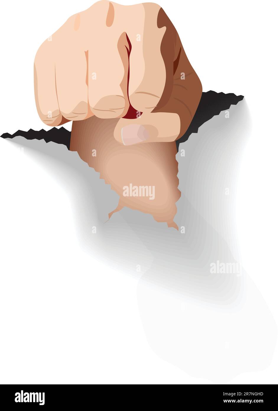 Vector fist Cut Out Stock Images & Pictures - Alamy