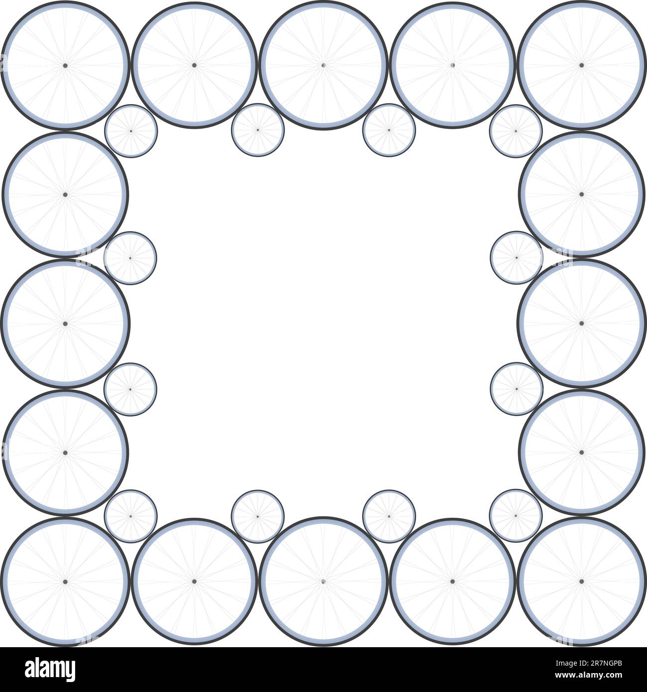 wheels frame, vector art illustration Stock Vector Image & Art - Alamy