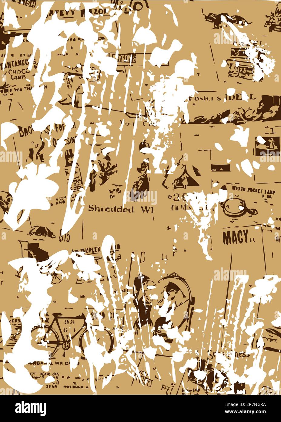 Torn street poster Stock Vector Images - Alamy