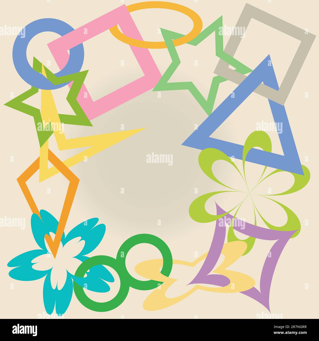 geometric shapes, abstract art illustration Stock Vector Image & Art ...