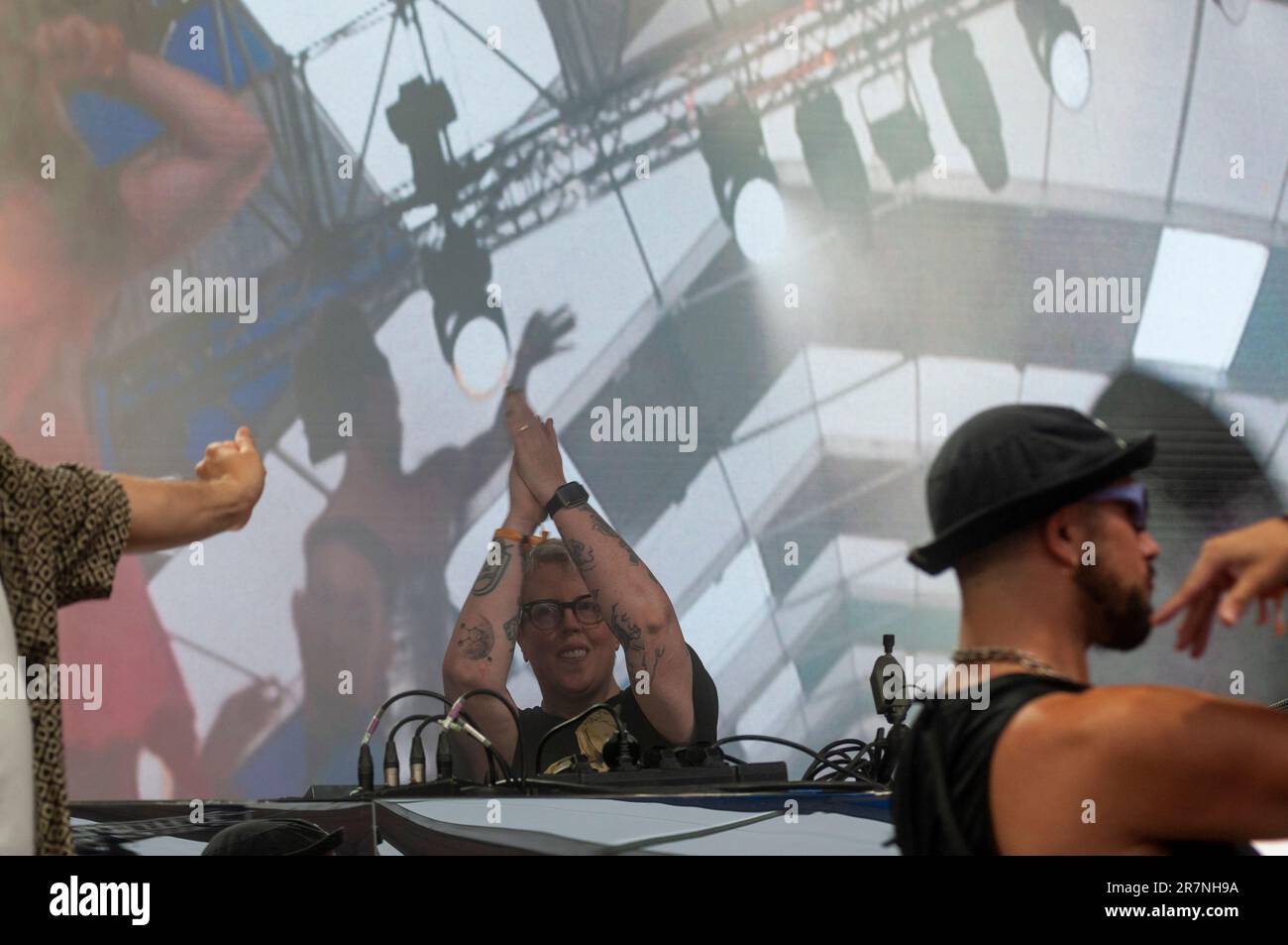 Barcelona, Catalonia, Spain. June 16th, 2023. Concert at Sónar by Day ...