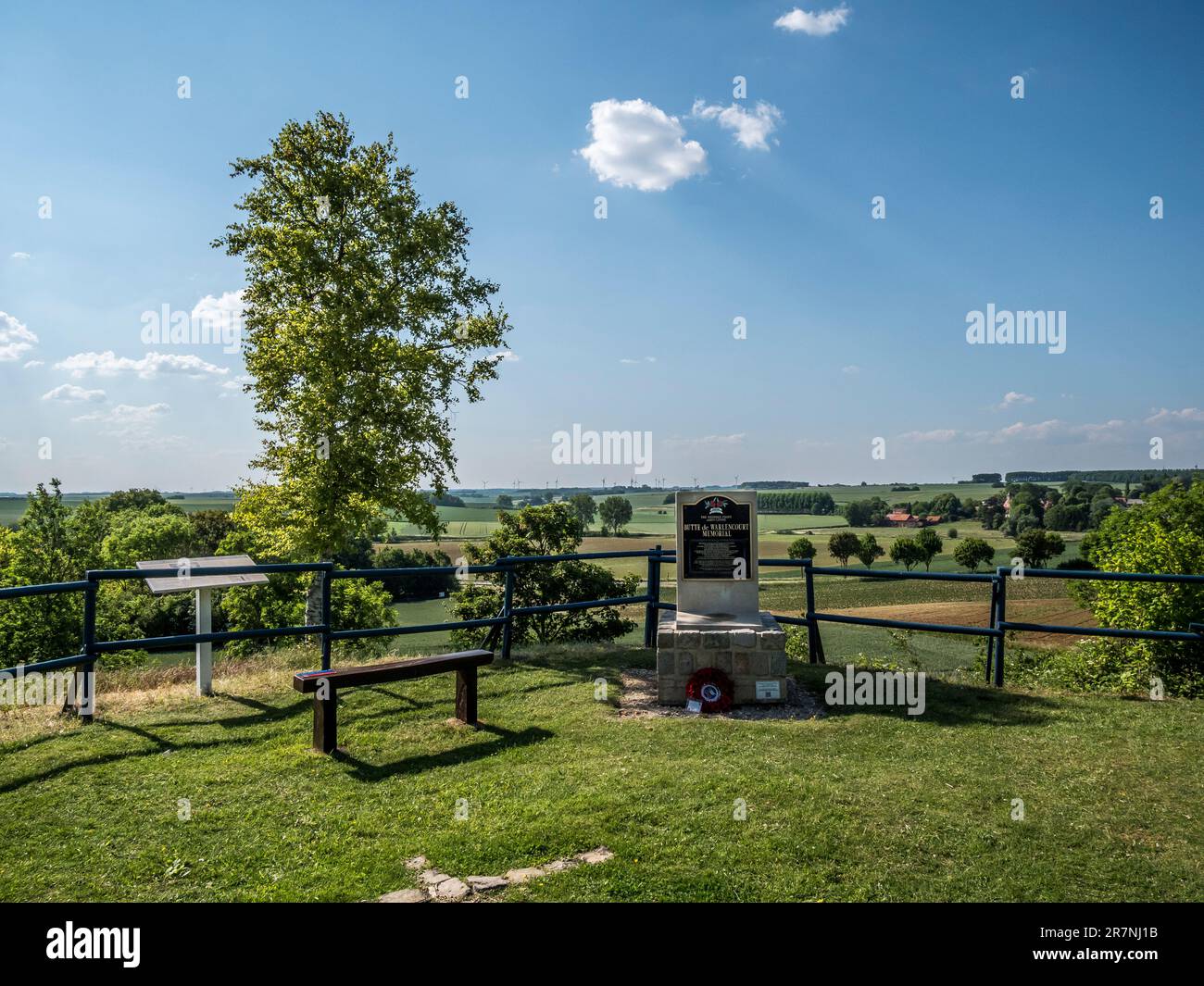 The image is of the famous Butte de Warlencourt that was viciously ...
