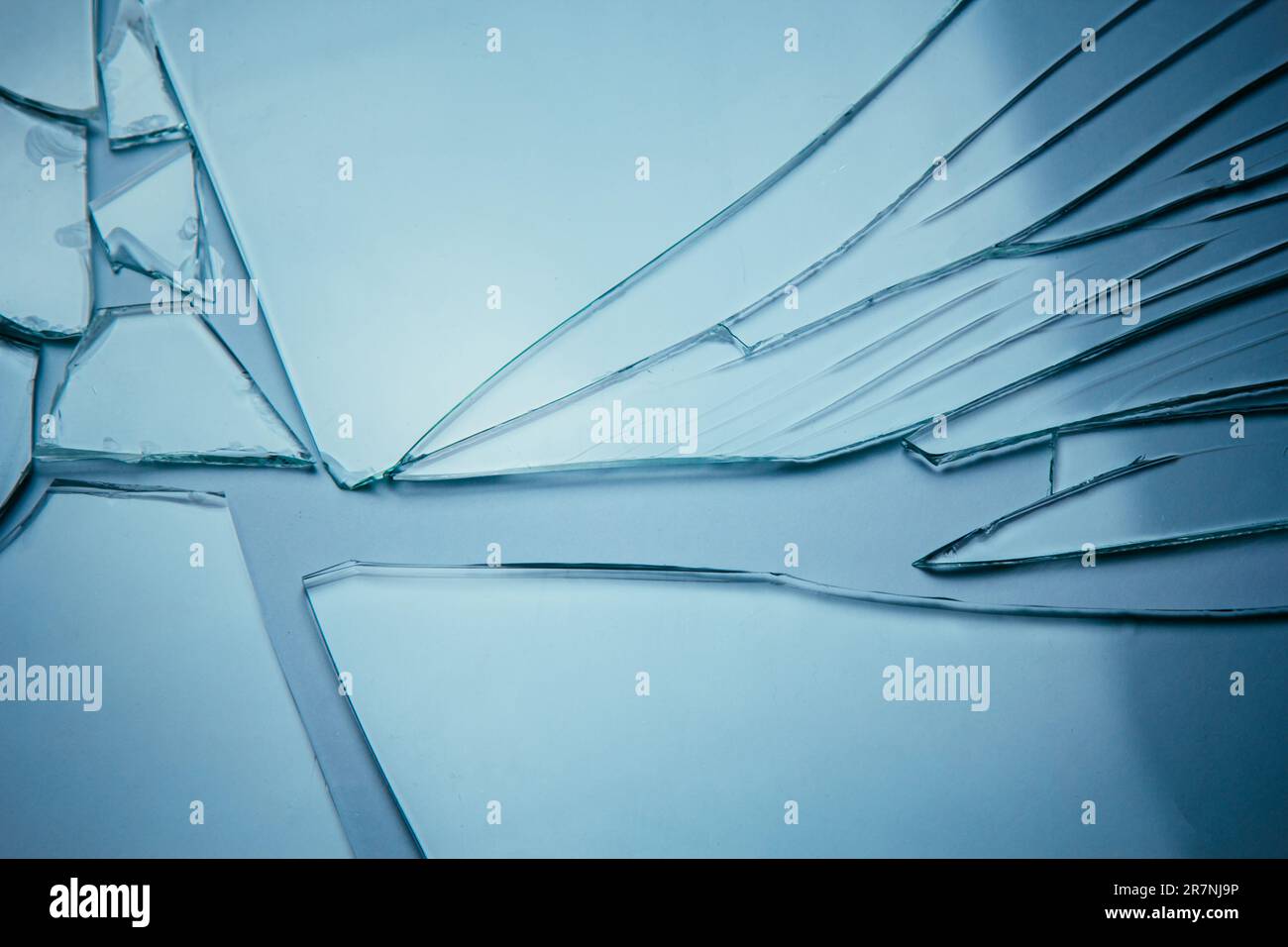 Broken glass background for your images isolated on white. Many large ...