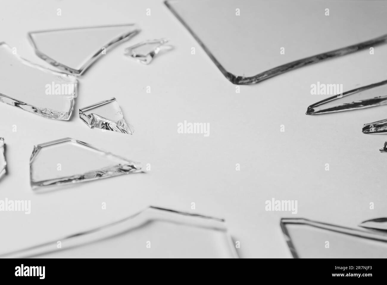 Broken Glass On Floor Drawing