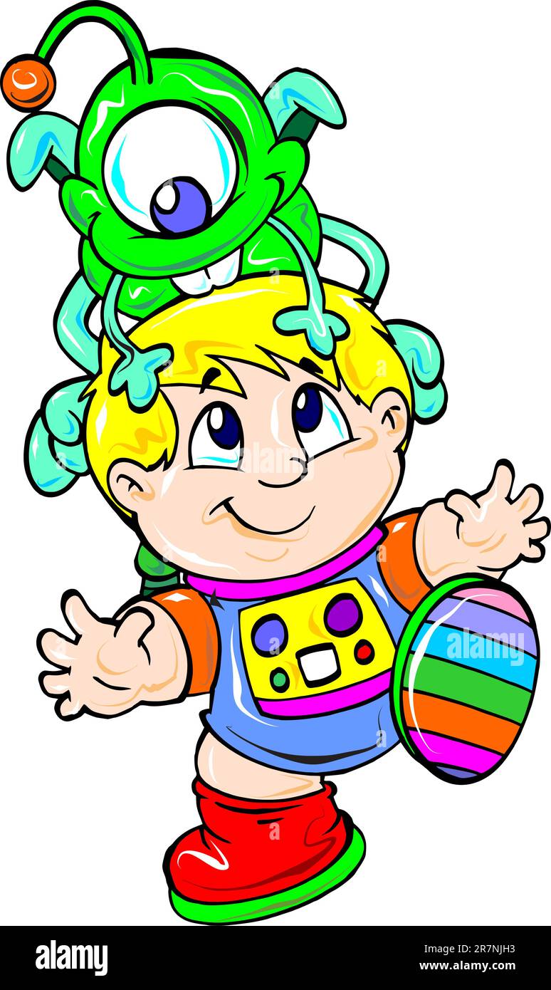 a digitally illustrated funny cartoon Stock Vector Image & Art - Alamy