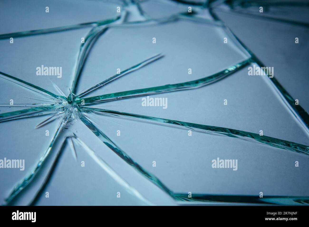 Broken glass pile pieces of texture and background isolated on white ...