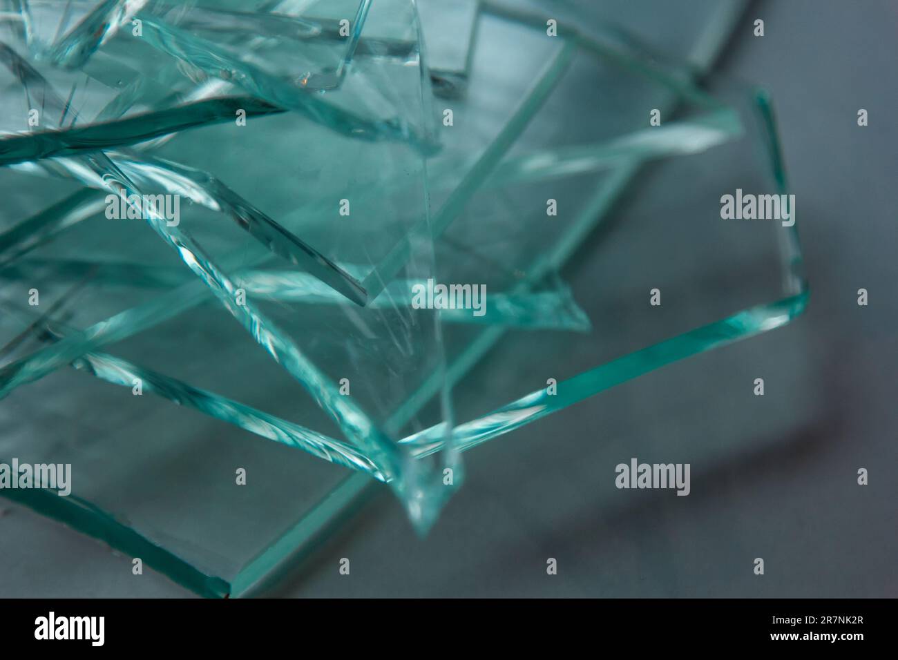 Broken glass background for your images isolated on white. Many large ...