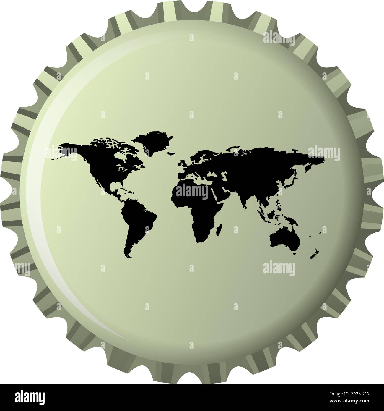 Bottle cap map hi-res stock photography and images - Alamy
