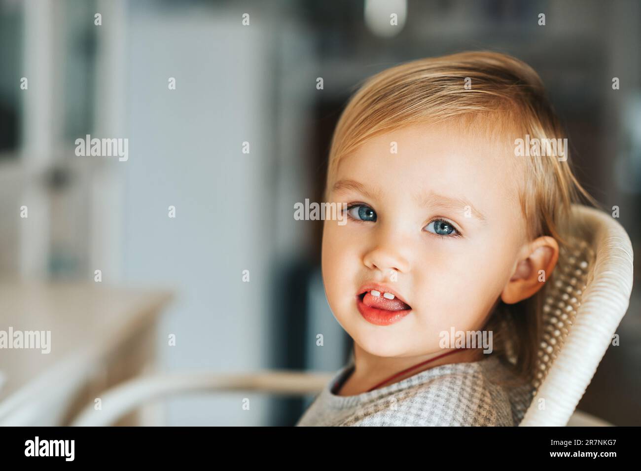 Cute White Babies With Hazel Eyes