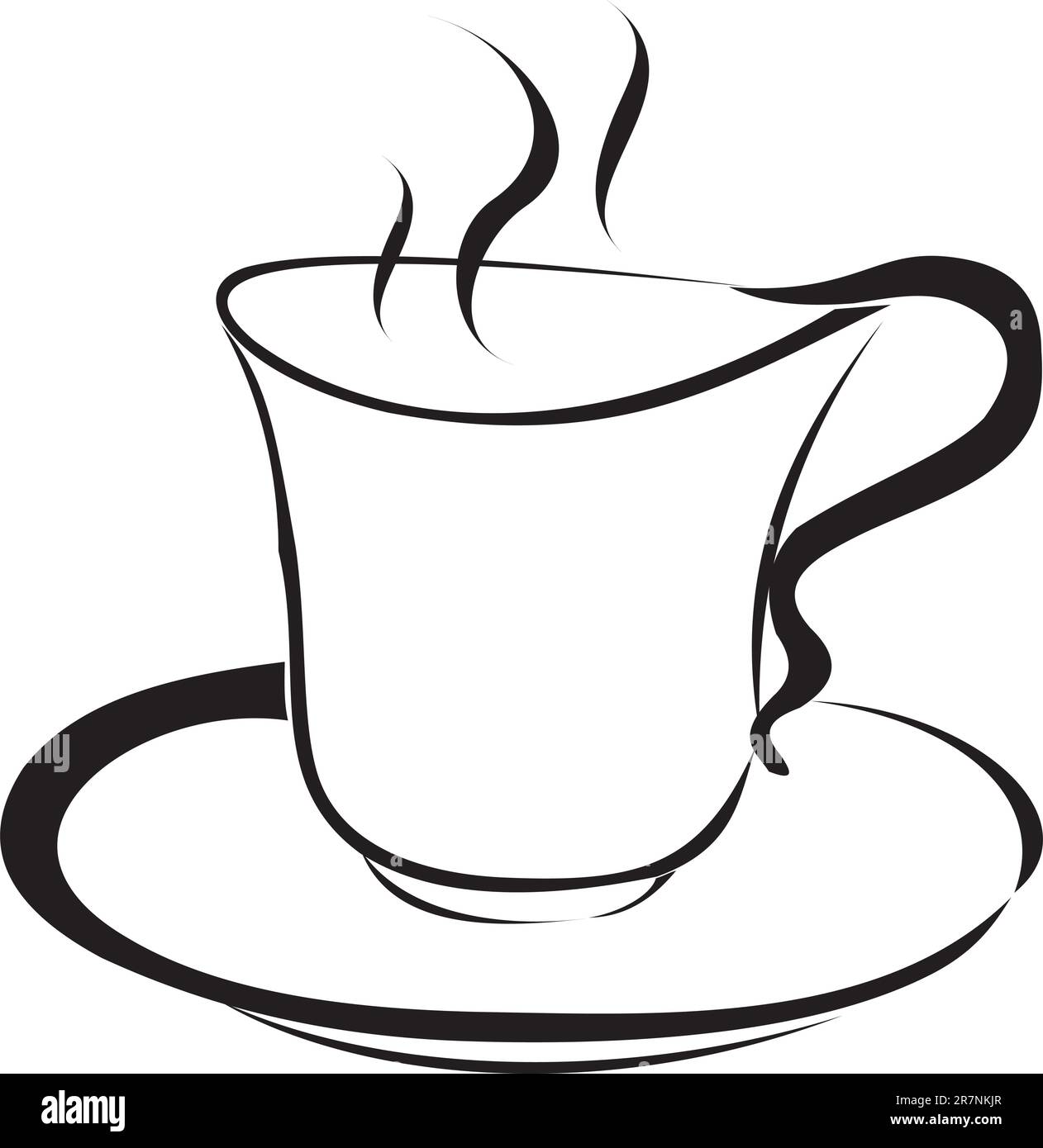 Tea Black And White Clip Art
