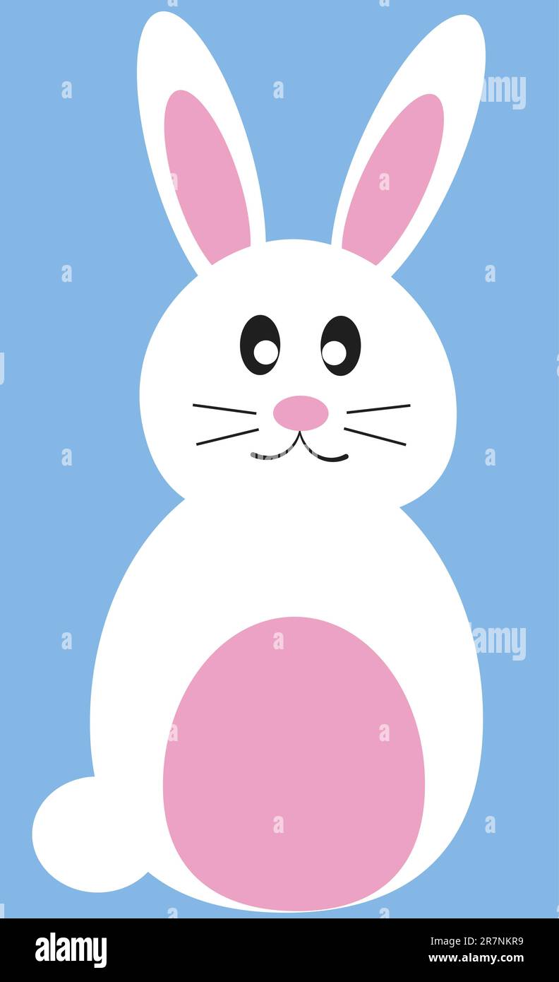 Easter bunny clipart image Stock Vector Images - Alamy