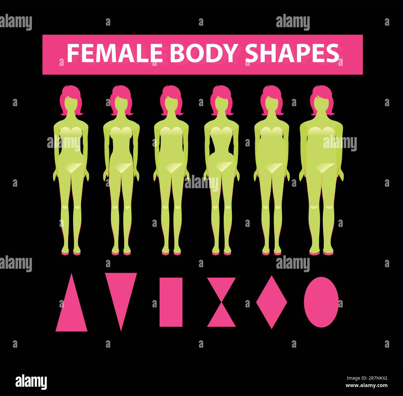 Female healthy diet Stock Vector Images - Alamy