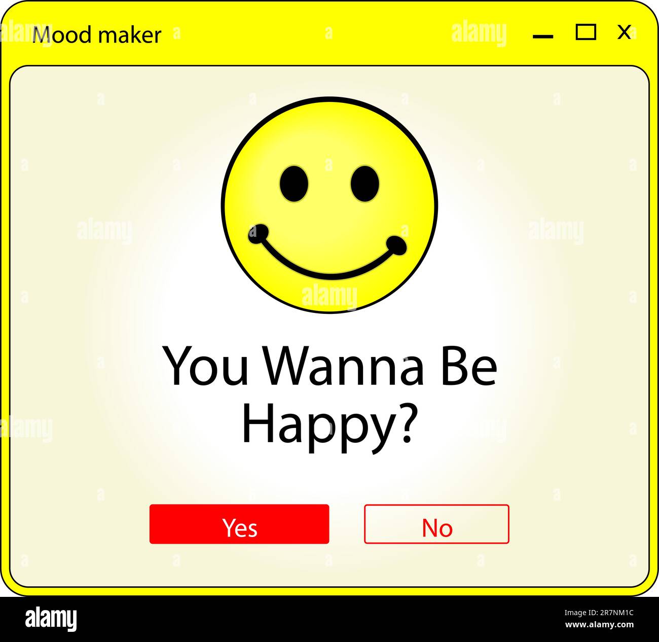 Mood maker in the window of computer Stock Vector Image & Art - Alamy