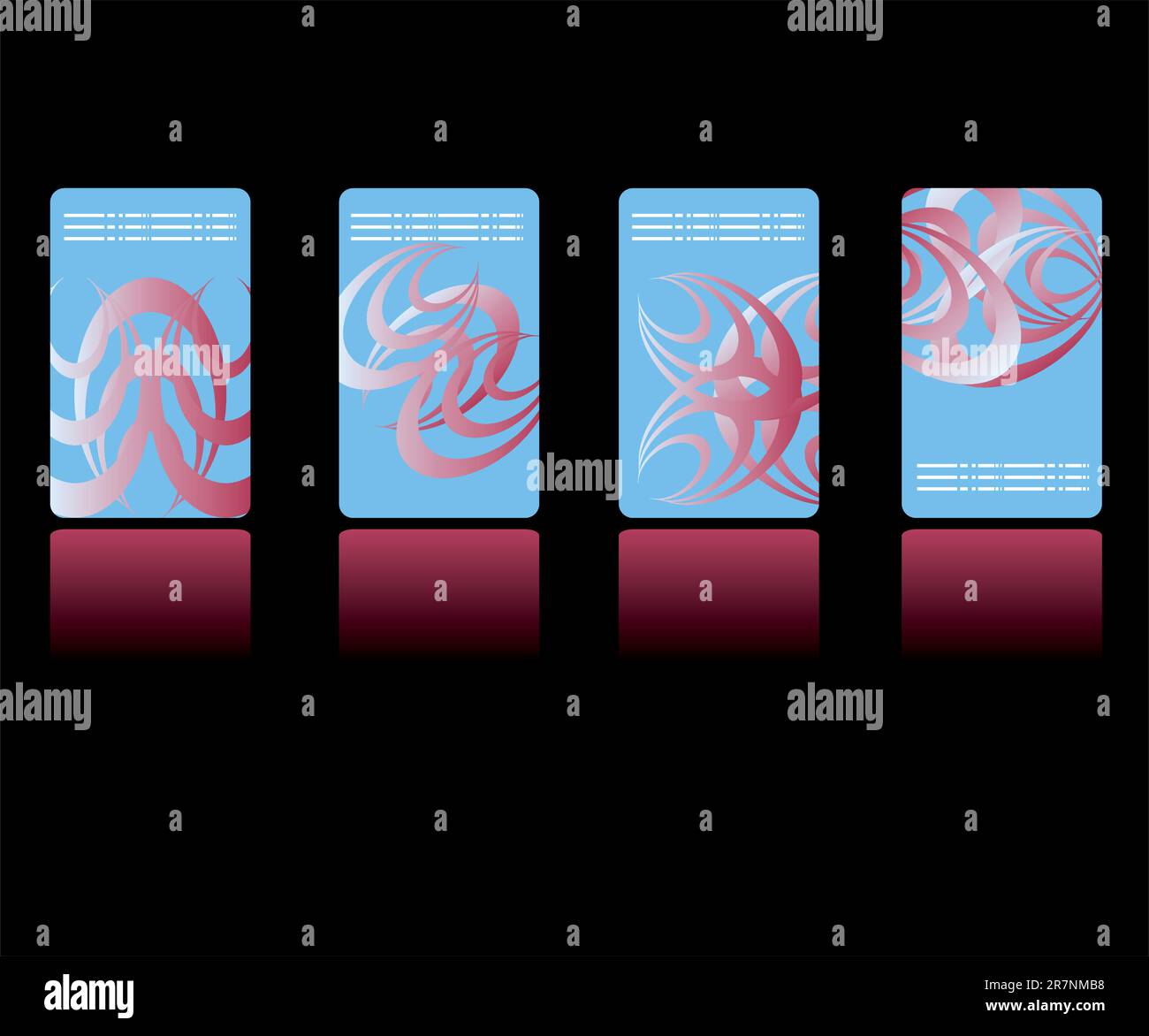 vector business card set Stock Vector Image & Art - Alamy