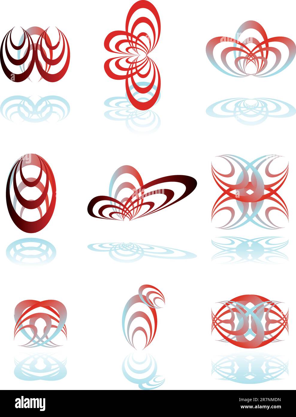 Warm colors backdrop Stock Vector Images - Alamy