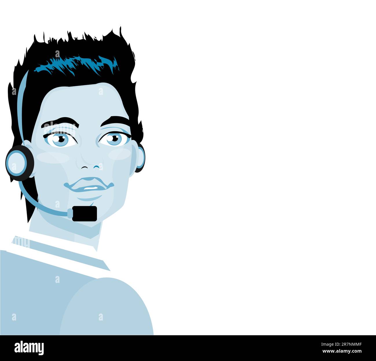 Indian man showing phone Stock Vector Images - Alamy