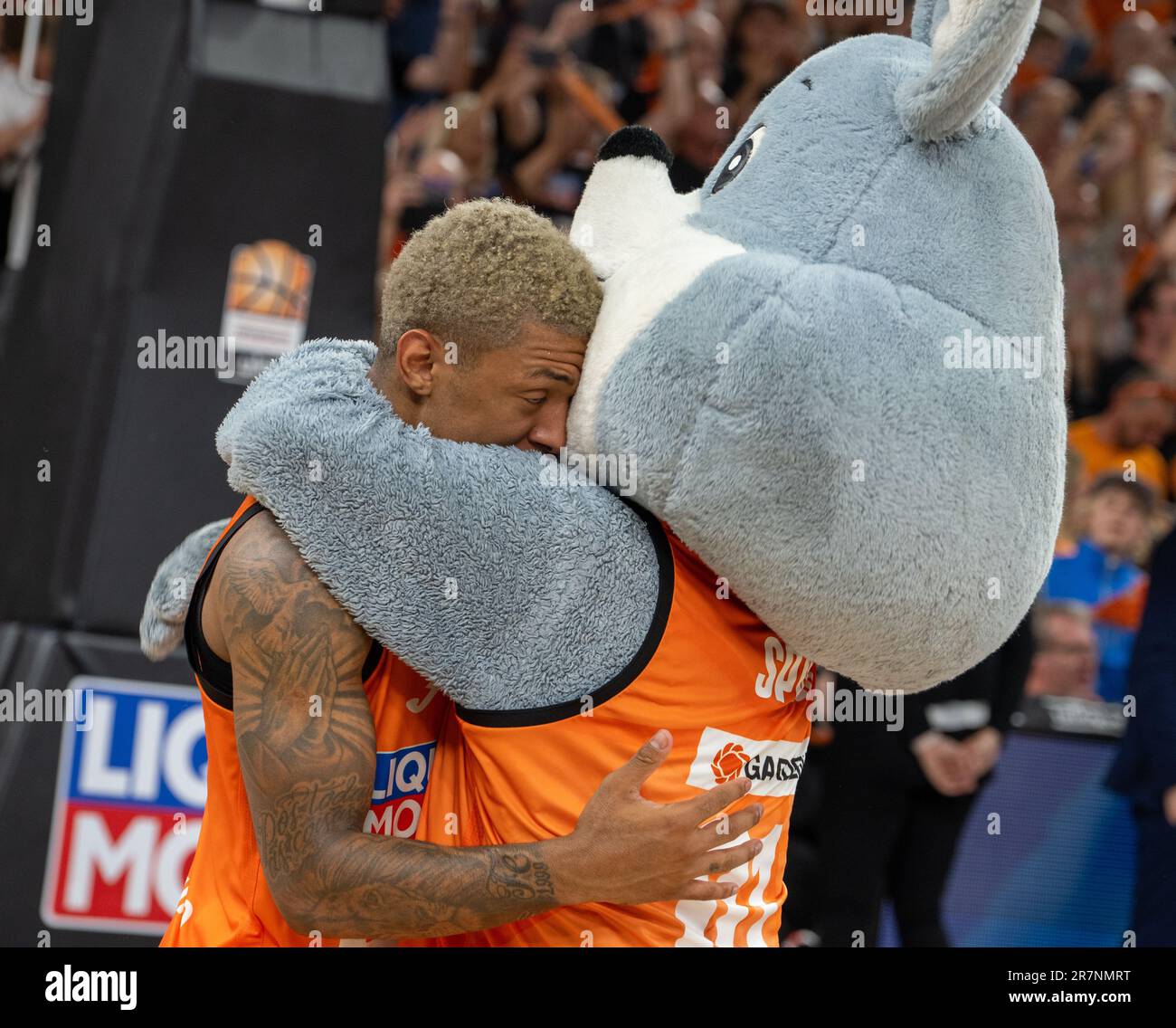 Neu Ulm, Germany. 16th June, 2023. Basketball: Bundesliga, ratiopharm ...