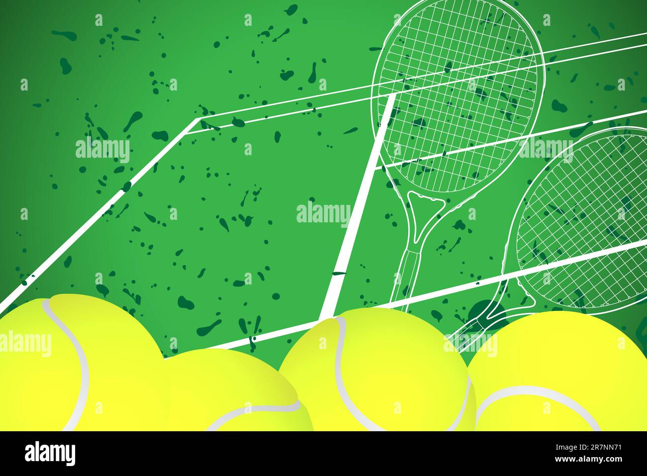 tennis background (vector illustration Stock Vector Image & Art - Alamy