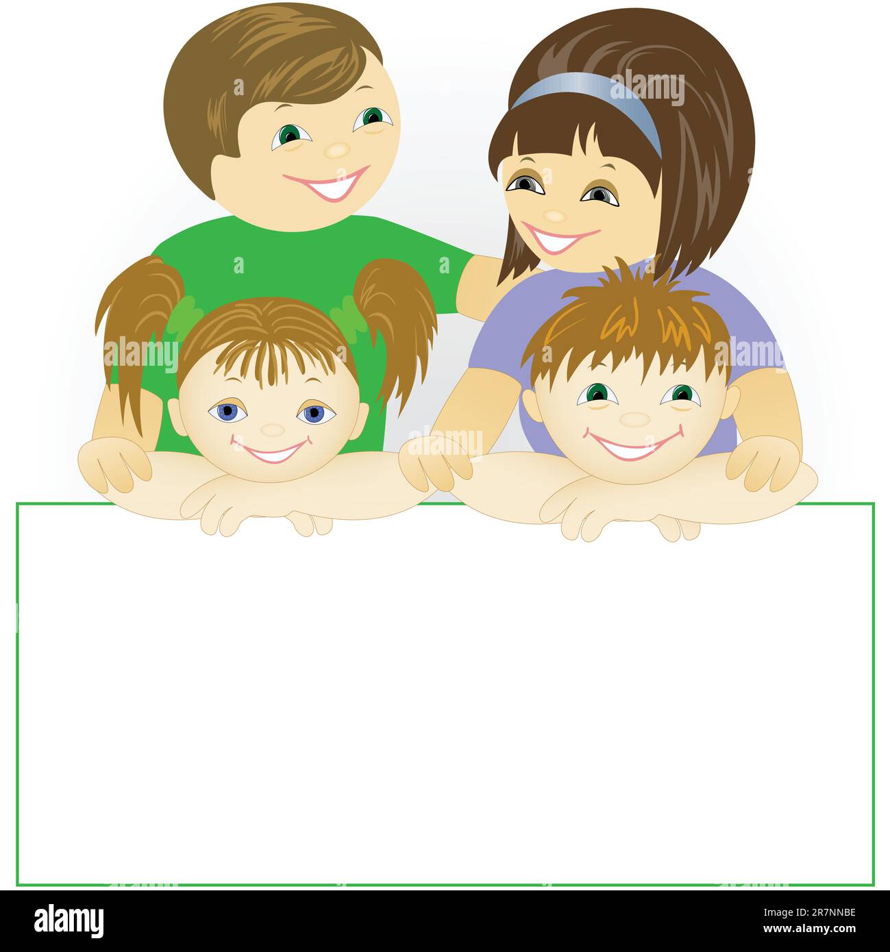 Family large boys father Stock Vector Images - Alamy