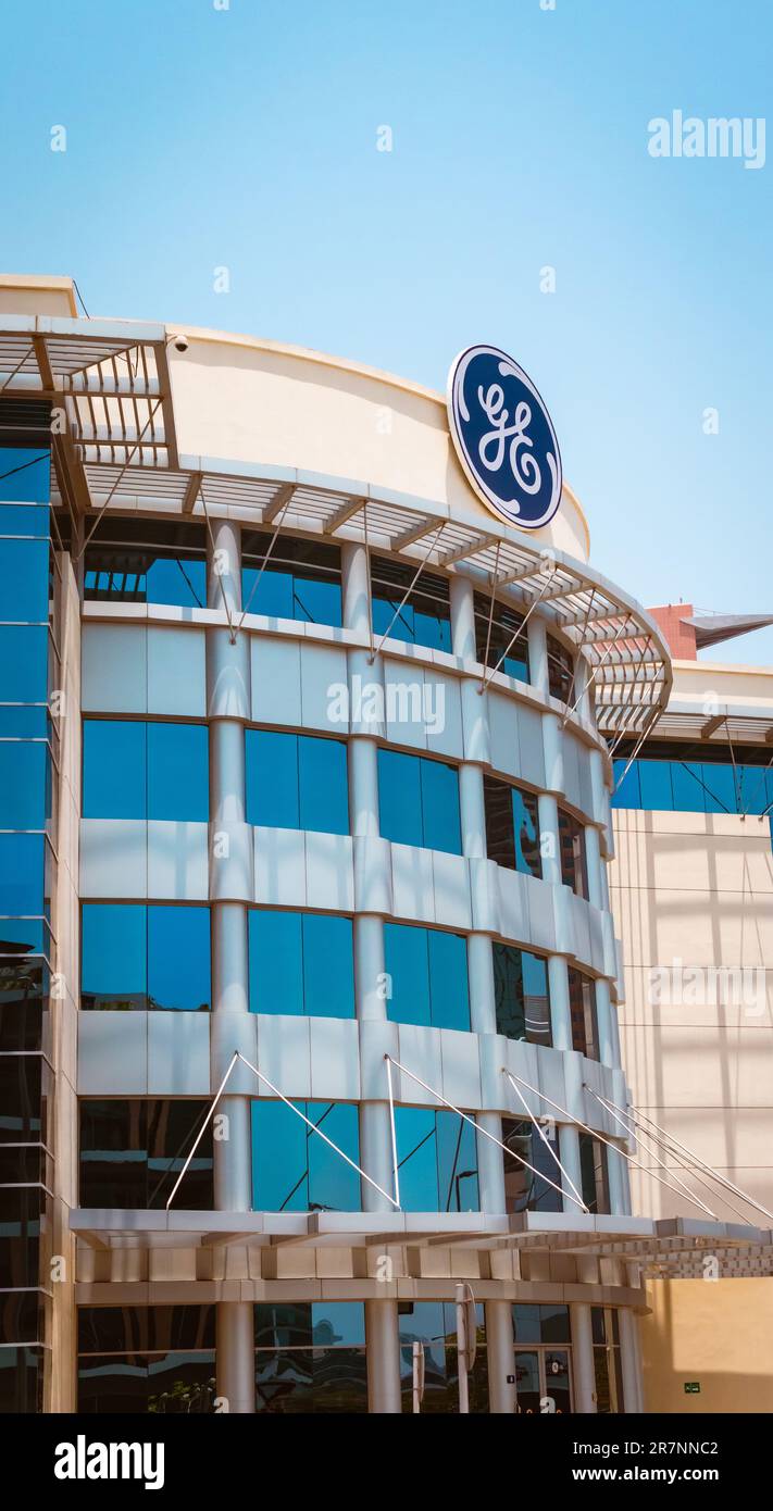 Dubai, UAE- 15062023: General Electric office building in the city ...