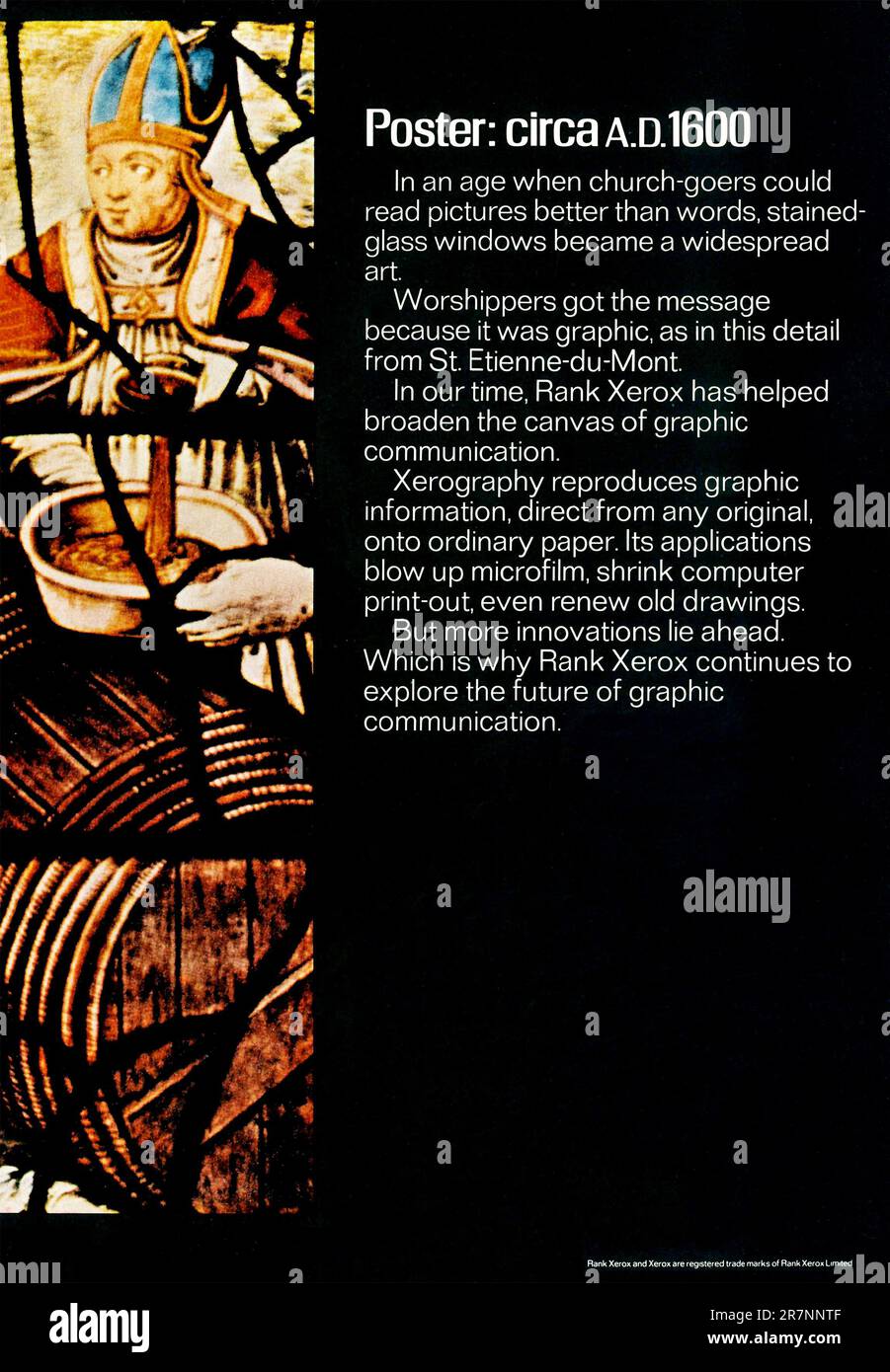 Rank Xerox advert in a magazine 1971 Stock Photo - Alamy