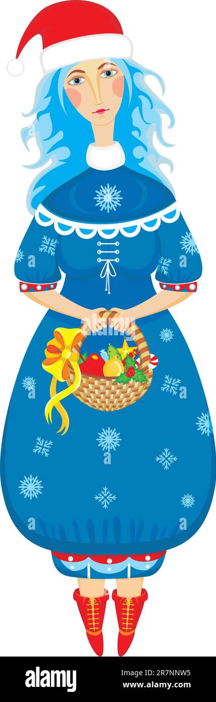 Beautiful girl in full Stock Vector Images - Alamy