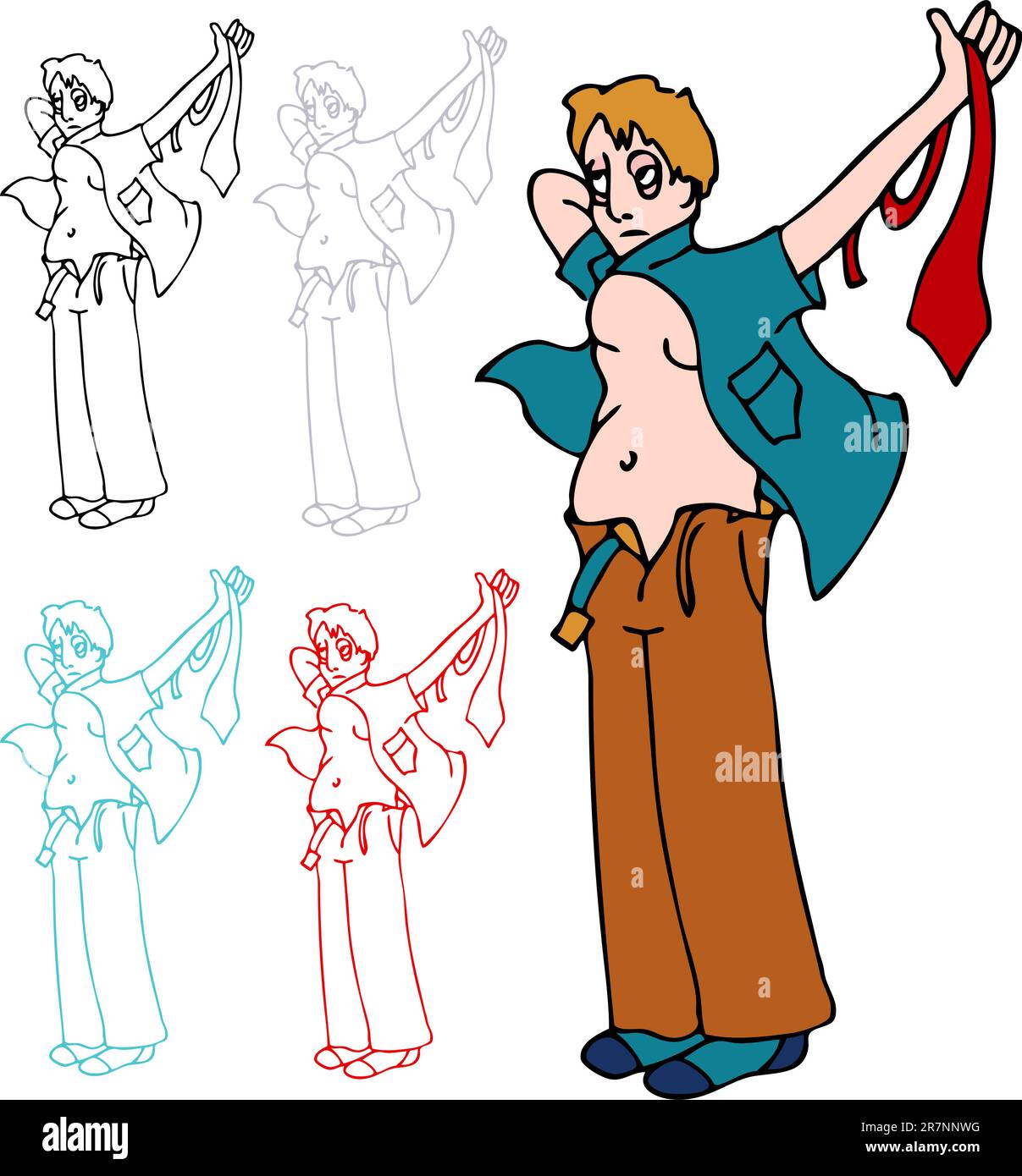 Man burnout tired work Cut Out Stock Images & Pictures - Alamy