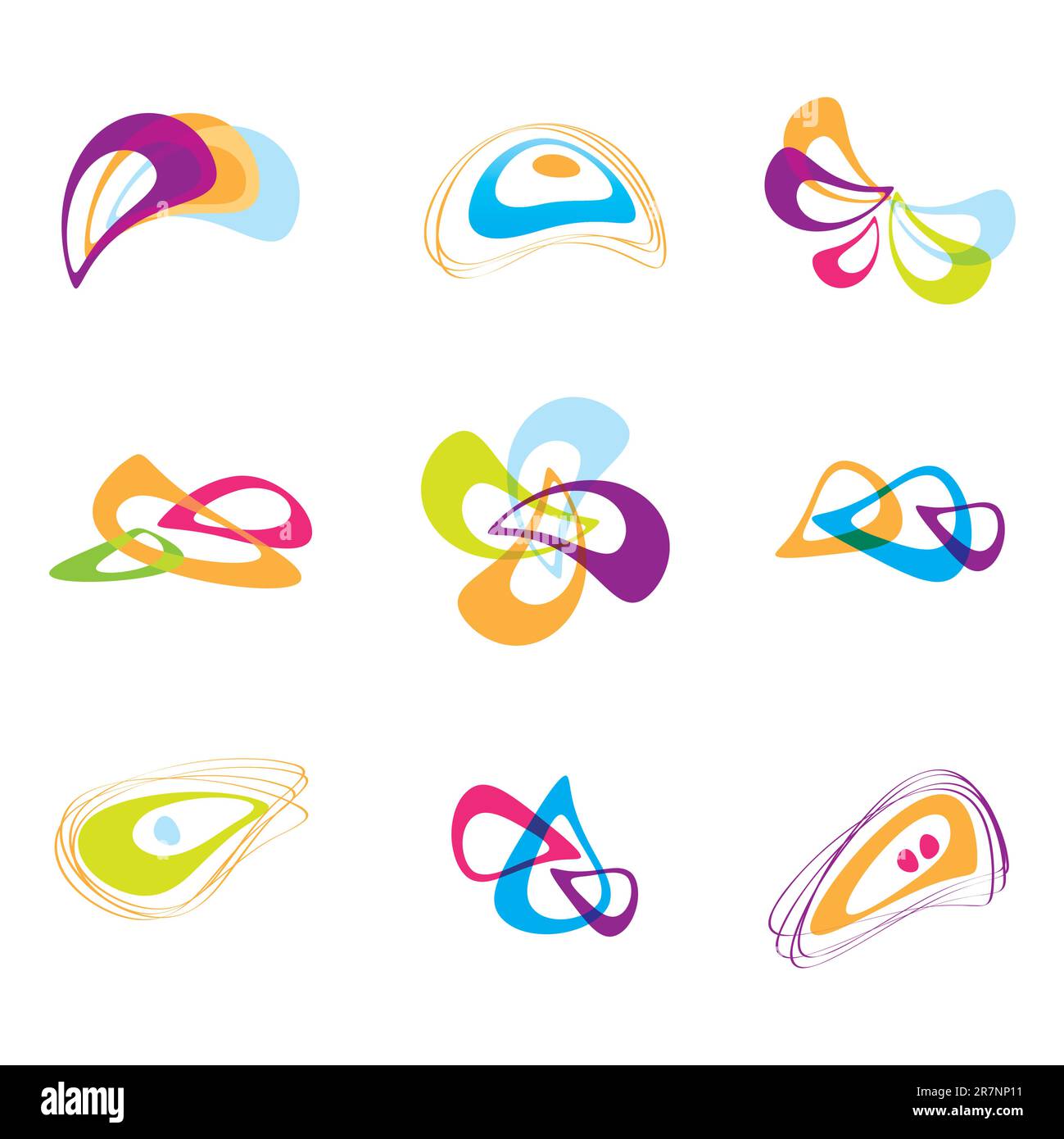 Templates - Business abstract design elements. Set for print and web ...