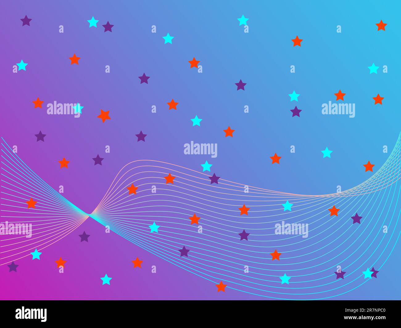 stars abstract background, vector art illustration Stock Vector Image ...