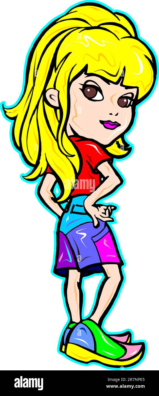 Pretty Girl Stock Vector Images Alamy