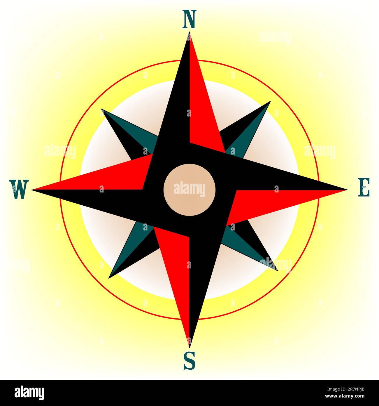 Wind rose vector hi-res stock photography and images - Alamy