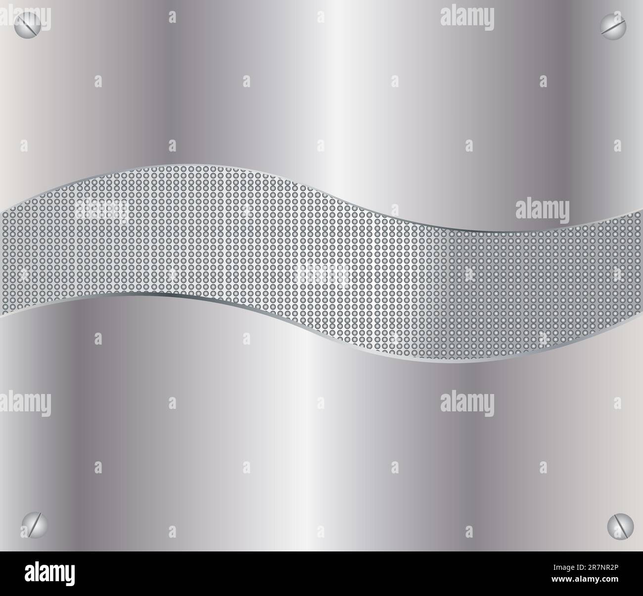 Abstract metal background with screws Stock Vector Image & Art - Alamy