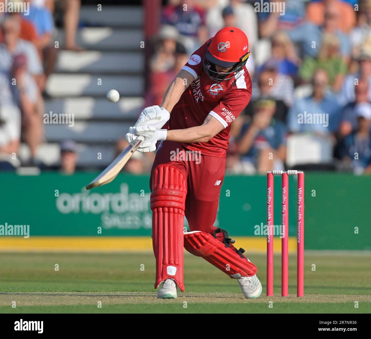 Northampton 16-June 2023 : Luke Wells of Lancashire Lightning during ...