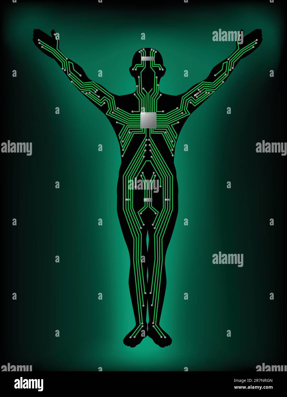Human electronic circuit Stock Vector Image & Art - Alamy